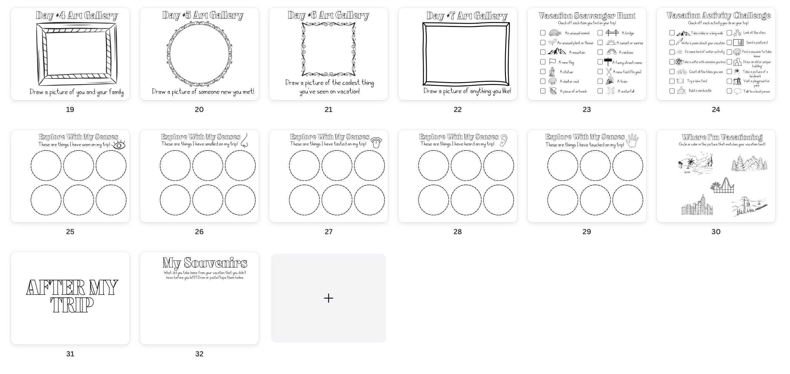 Printable Kids Travel Journal, Travel Diary, Travel Journal Printable ...