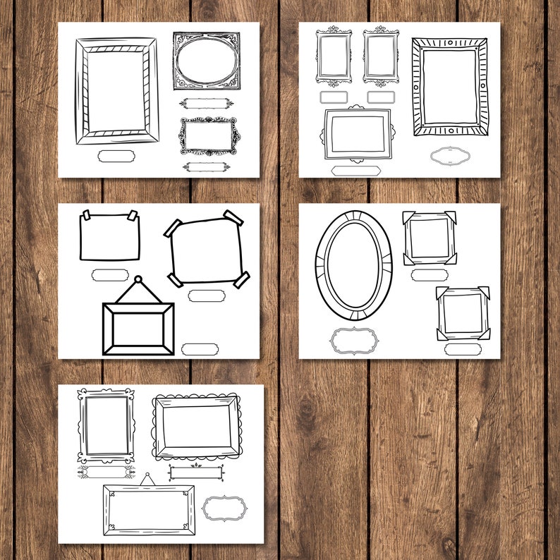 My Stuffie Photo Album Coloring Pages for Kids, Printable Coloring ...