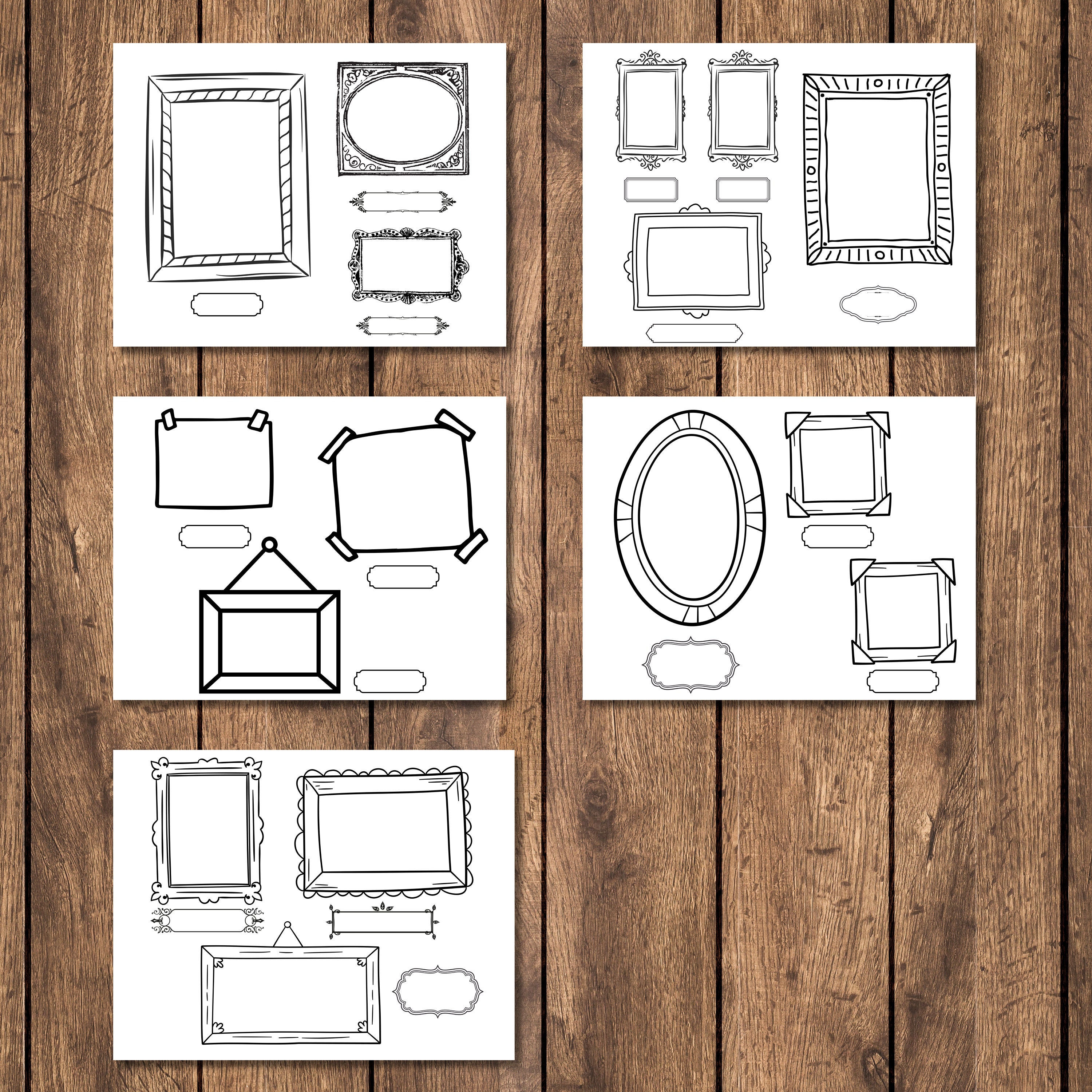 My Stuffie Photo Album Coloring Pages for Kids, Printable Coloring ...