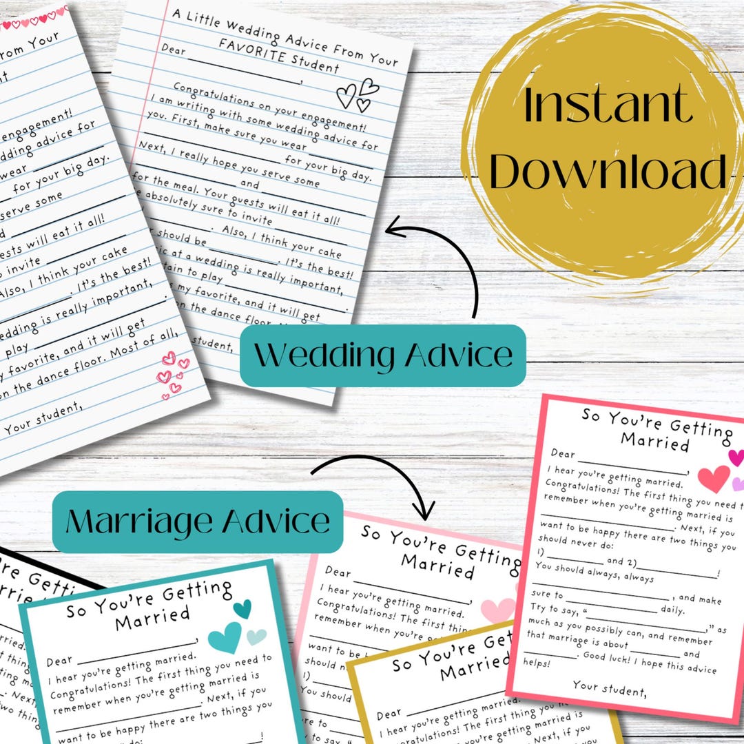 Wedding and Marriage Advice From Student to Teacher, Marriage Advice ...