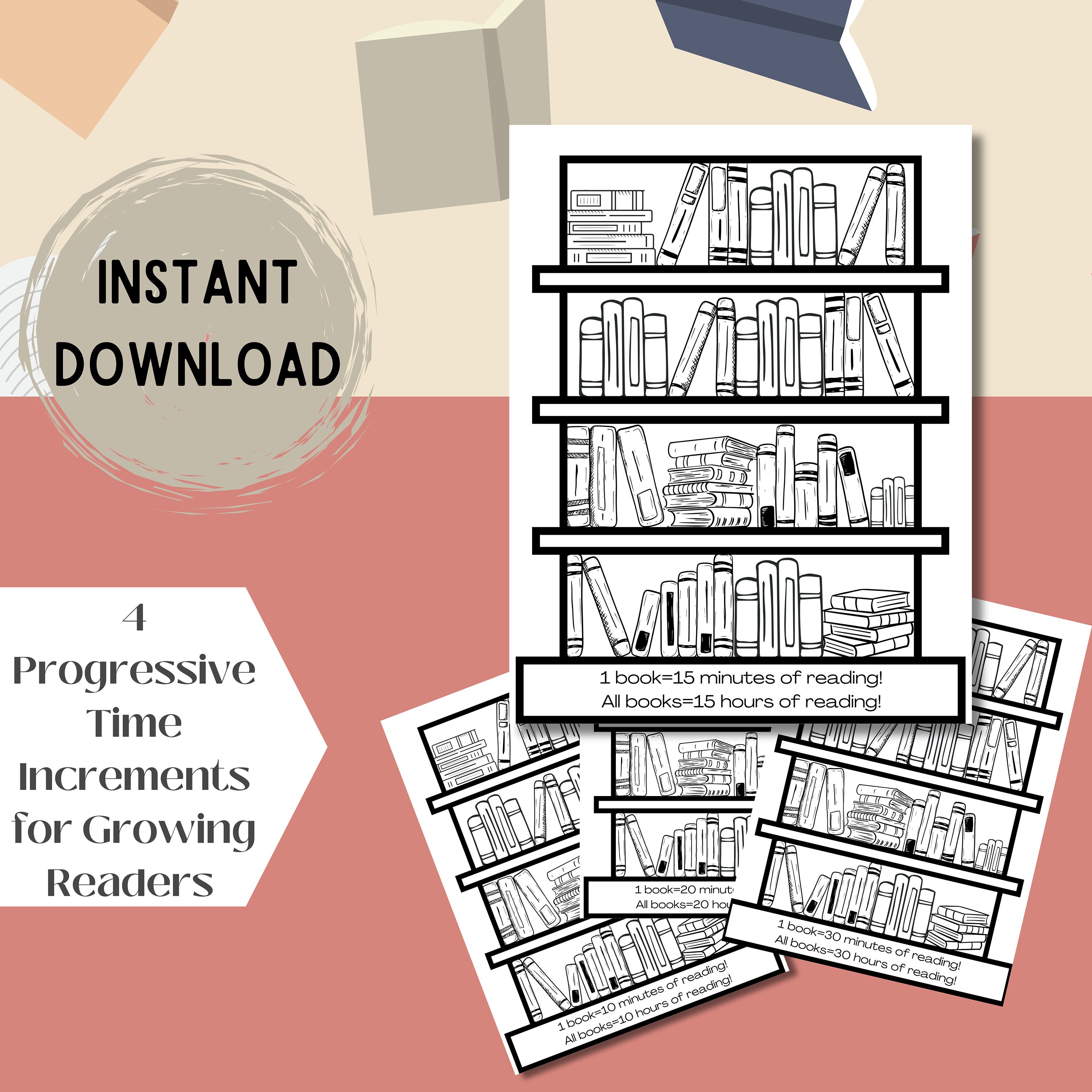 Printable Reading Reward Chart, Reading Tracker, Coloring Page for ...