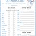 Secret Snowman Questionnaire Printable, Holiday Gift Exchange, Secret ...