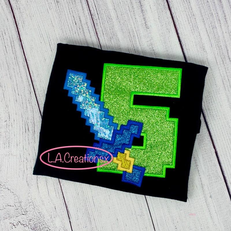 Minecrafter Birthday Shirt - Etsy