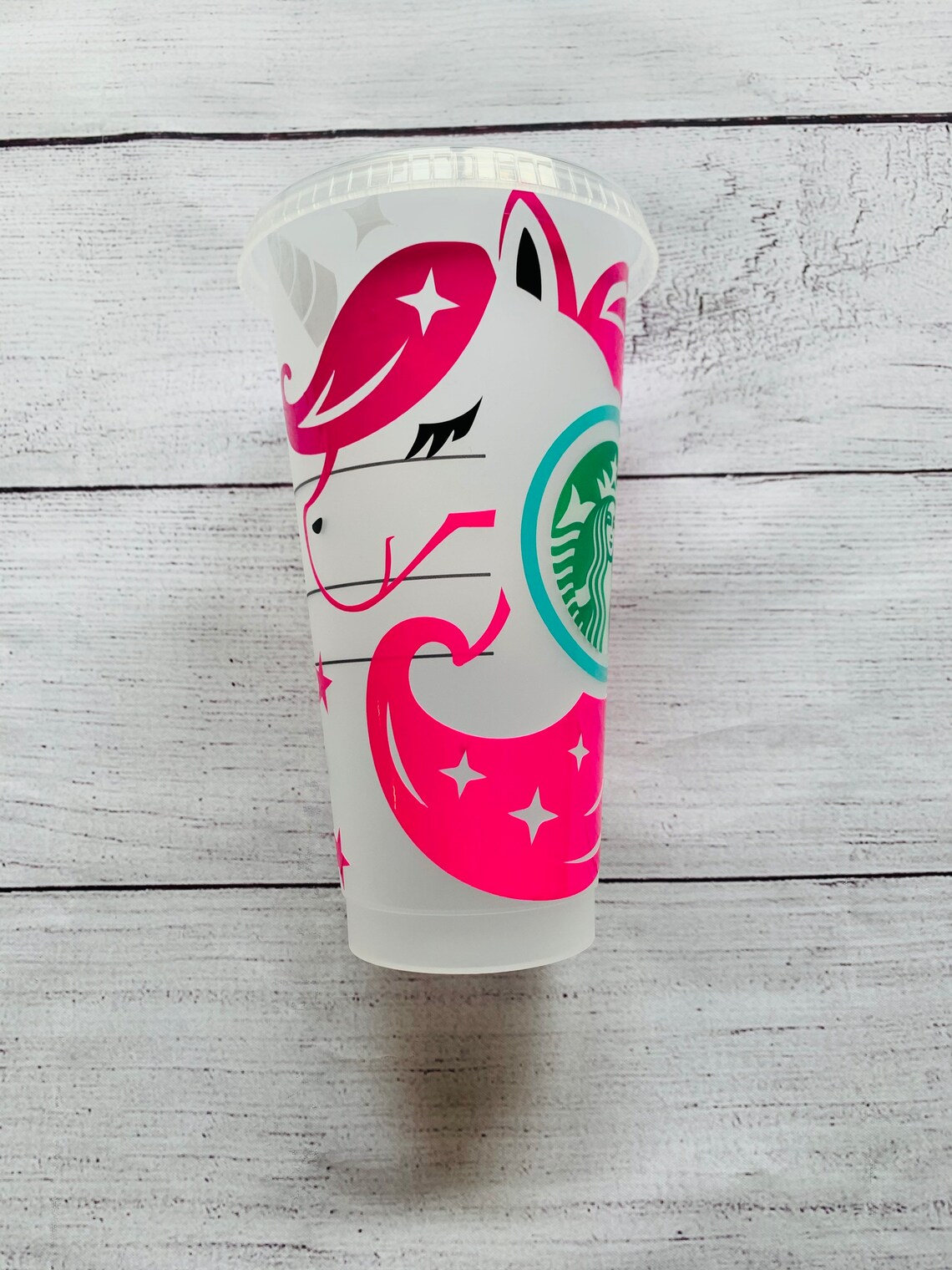 Unicorn Starbucks Cold Cup/ Color Changing Unicorn Cup/ Pink White ...