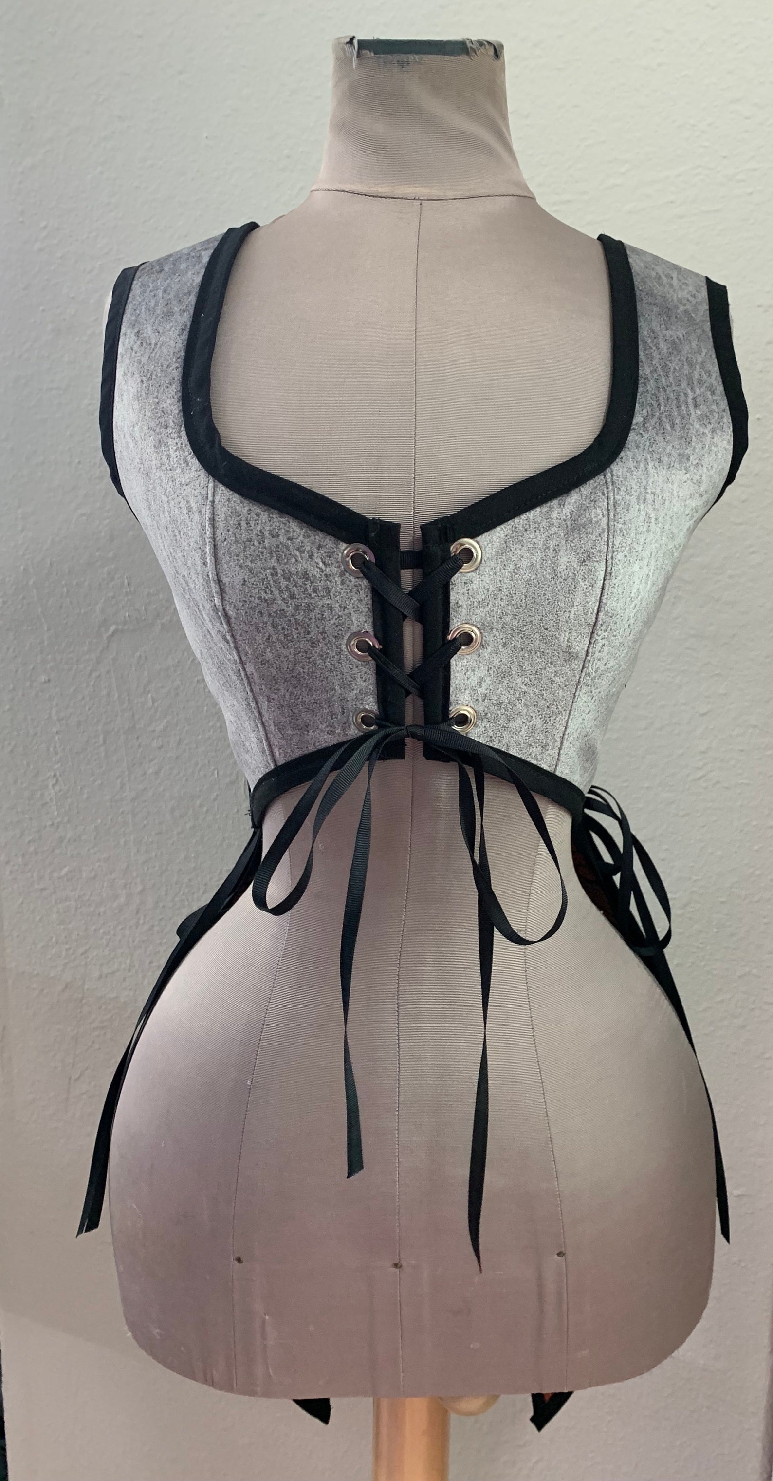 PDF Size MEDIUM Reversible and Adjustable Cropped Four Tie Bodice With ...