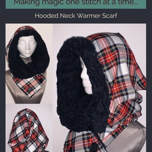 PDF Hooded Neck Warmer Scarf 619 New Rabbit and Hat Sewing Pattern ...