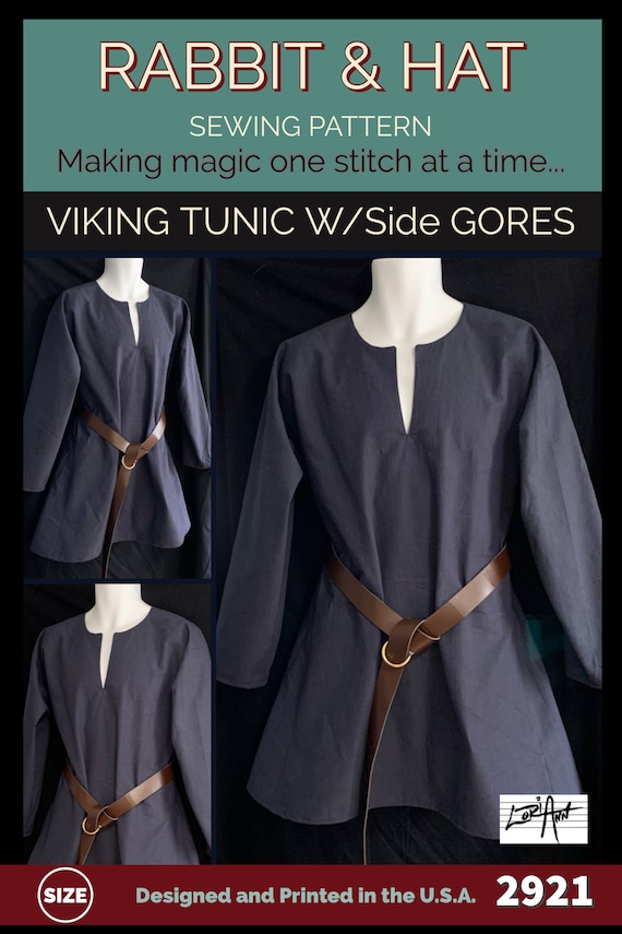 PDF Size LARGE MENS Viking Tunic Medieval Renaissance Garb PDF Size LARGE MENS Viking Tunic Medieval Renaissance Garb