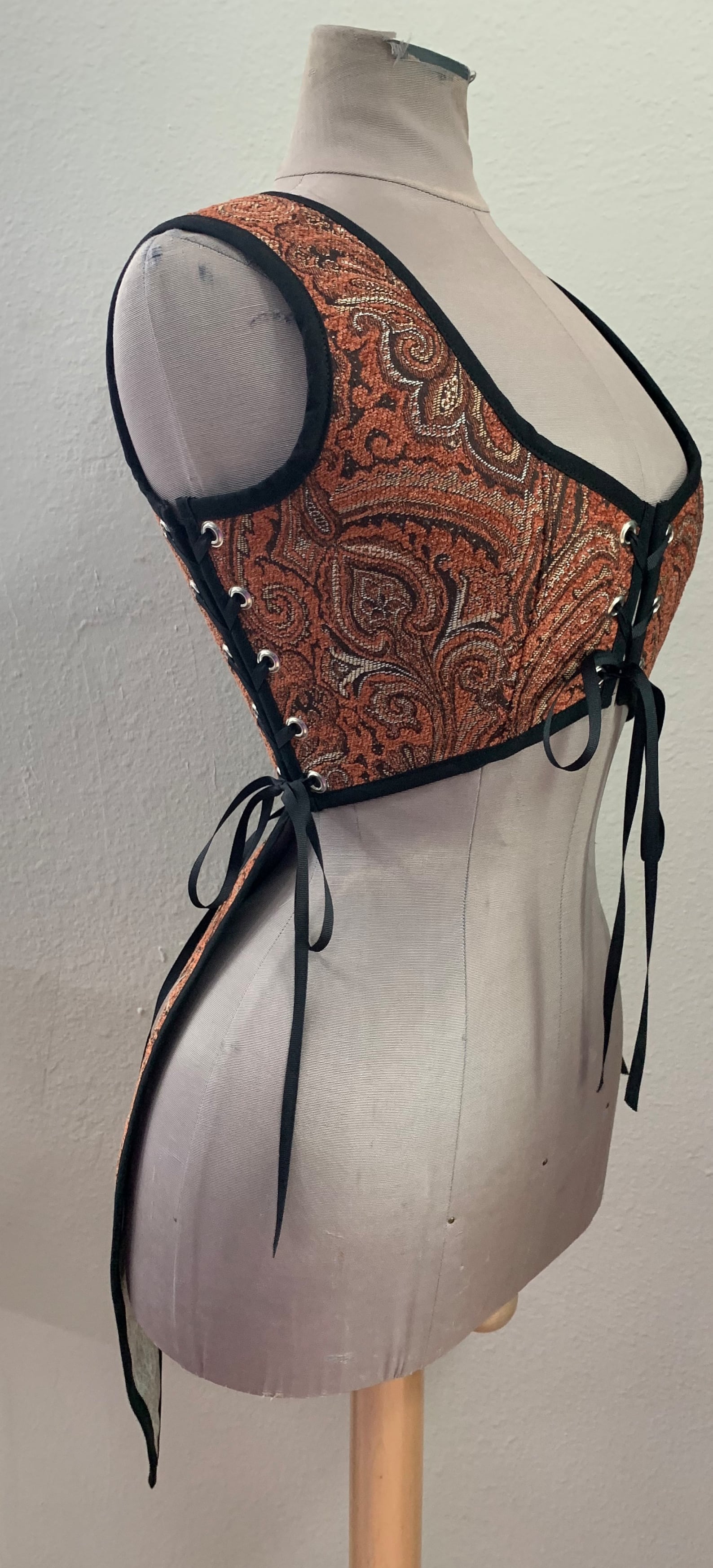 PDF Size MEDIUM Reversible and Adjustable Cropped Four Tie Bodice With ...