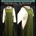 PDF Size 3X Open Side Medieval SURCOAT With Gores Renaissance Garb ...