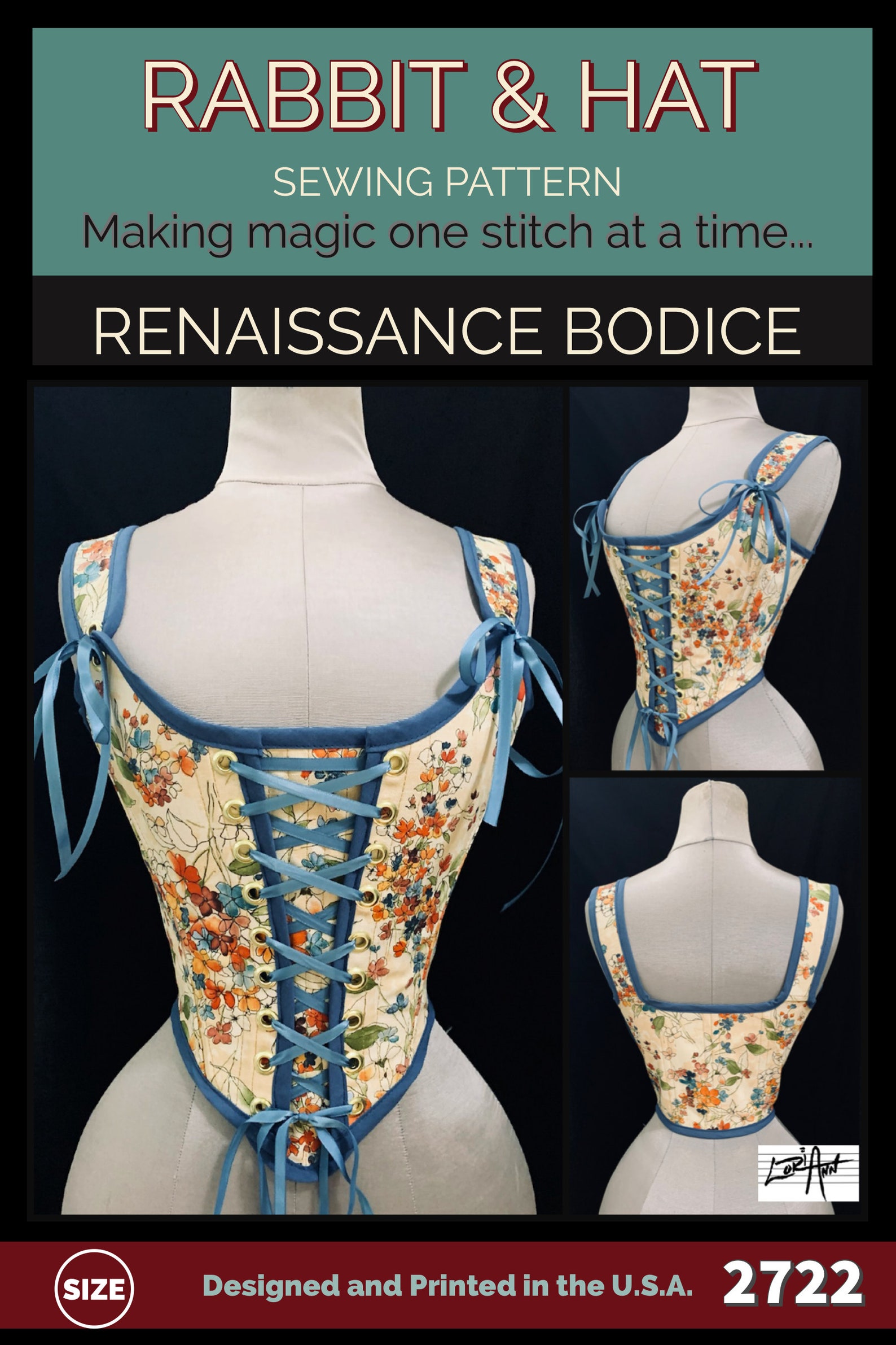 PDF SMALL the Renaissance Bodice With Front Vanity Panel and Adjustable ...