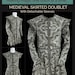 PDF 2X Mens Medieval Skirted Doublet Vest With Shoulder Accents ...