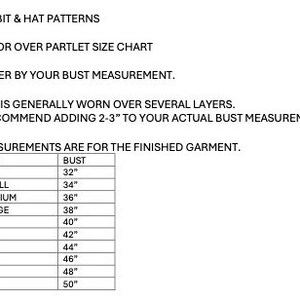 PDF Size XL Tudor Over Partlet 724 New Rabbit and Hat Sewing Pattern ...