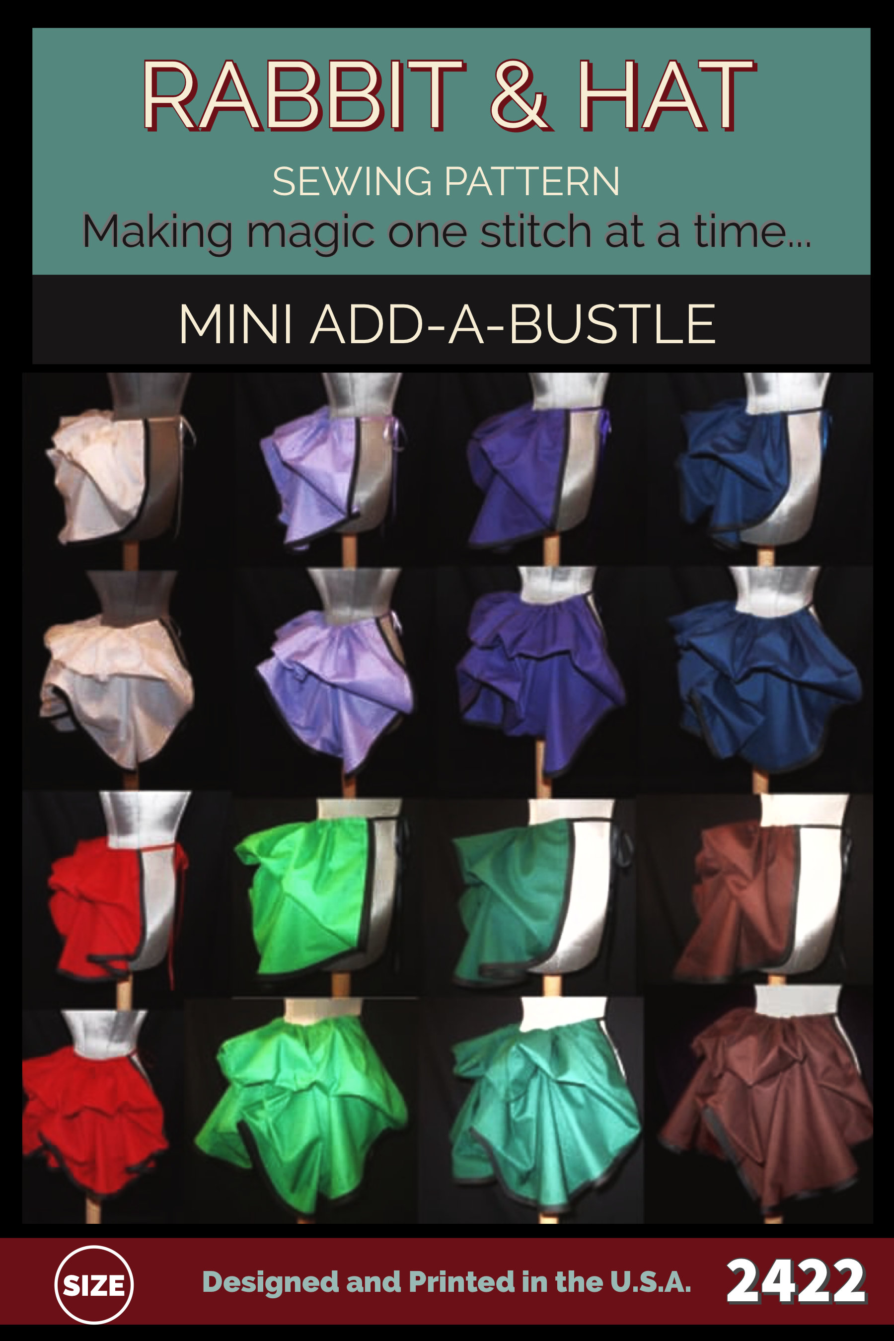 PDF Add-a-bustle MINI Bustle With Trim New Rabbit and Hat Sewing ...