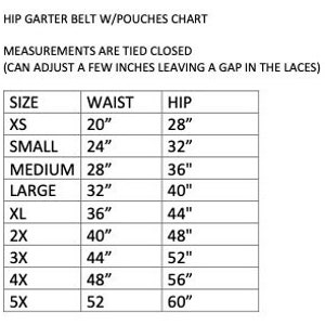 Hip Garter Belt With Pouches 623 New Rabbit and Hat Sewing Pattern W ...