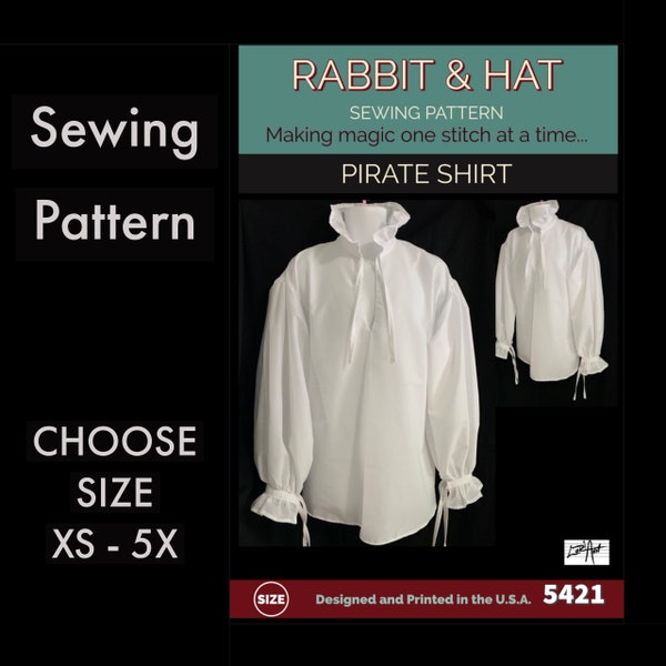 Pirate Shirt Pattern - Etsy