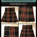 PDF All Sizes Mens Modern Kilt 1922 New Rabbit and Hat Sewing Pattern ...