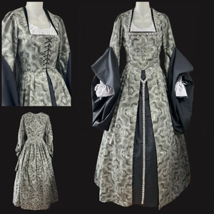 PDF Size 4X Tudor Over Gown Dress With Long Fantasy Sleeves 624 New ...