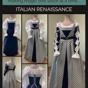 PDF MEDIUM Italian Renaissance 123 Rabbit and Hat Patterns Chemise Top ...