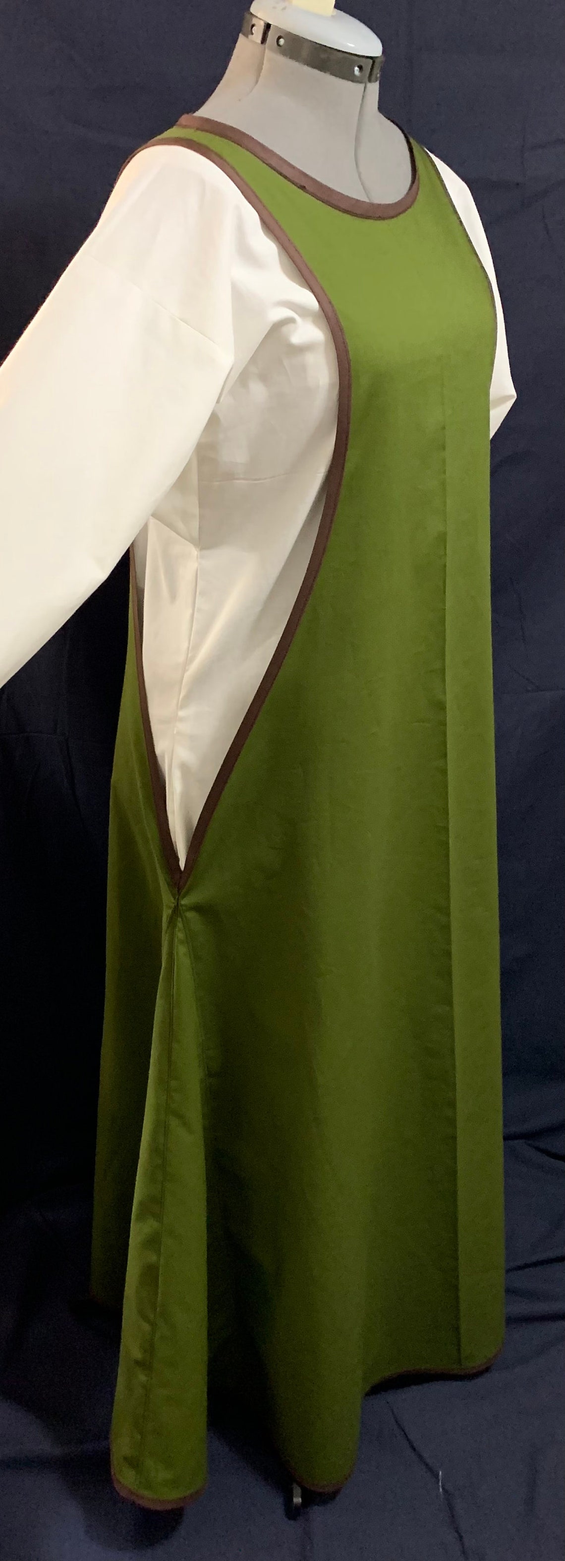 PDF Size XS Open Side Medieval SURCOAT With Gores Renaissance - Etsy