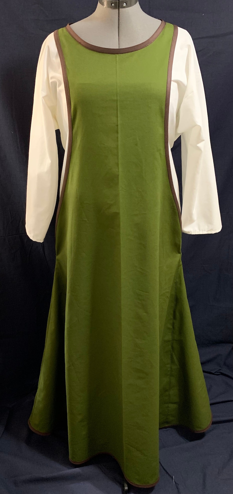 PDF Size XS Open Side Medieval SURCOAT With Gores Renaissance Garb ...