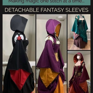 PDF Detachable Fantasy Sleeve 2124 New Rabbit and Hat Sewing Pattern ...