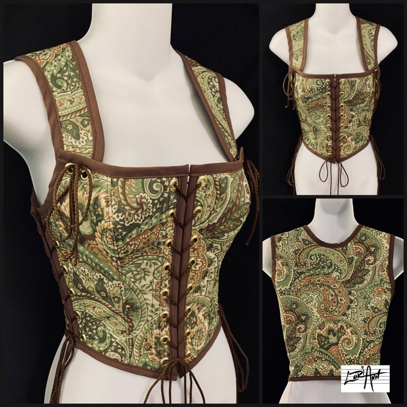 PDF SIZE SMALL Reversible Over Bust Vest and Adjustable - Etsy