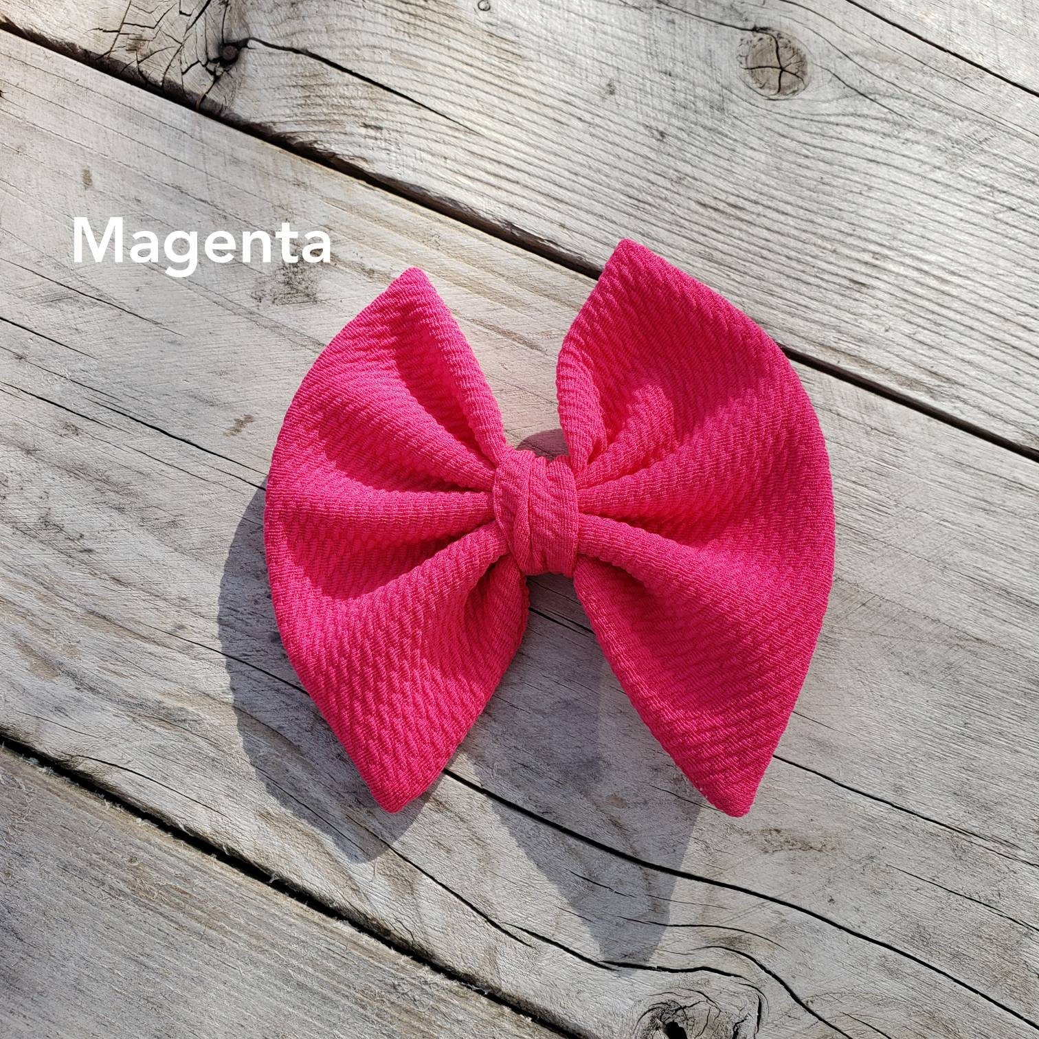 4 Inch Bullet Bows for Baby Bullet Fabric Bows Classic Bow - Etsy
