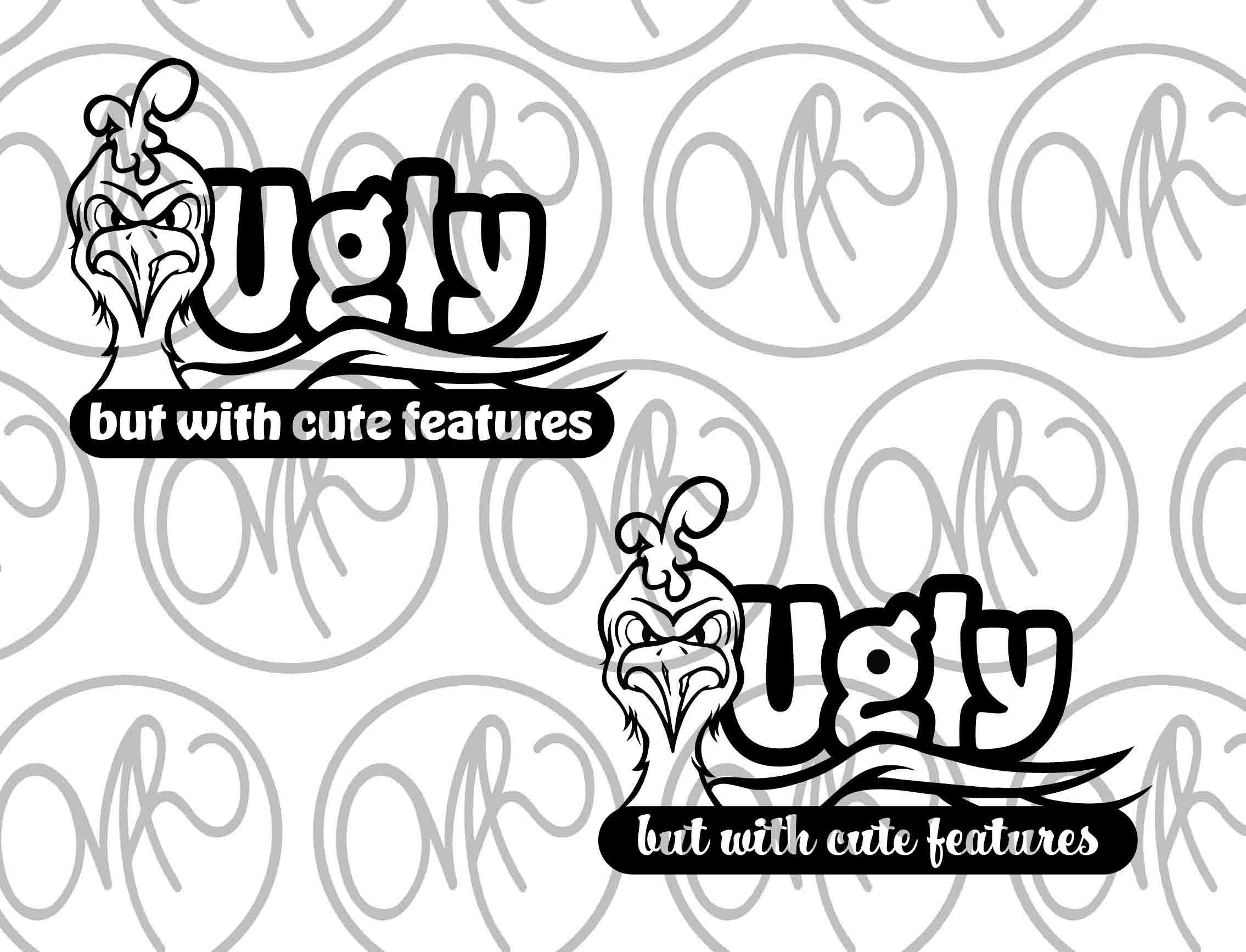 Ugly but With Cute Features Bundle-svg, PNG, JPG, Ai Docs - Etsy