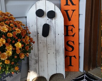 Trick or Treat Halloween Primitive Block Sign - Etsy