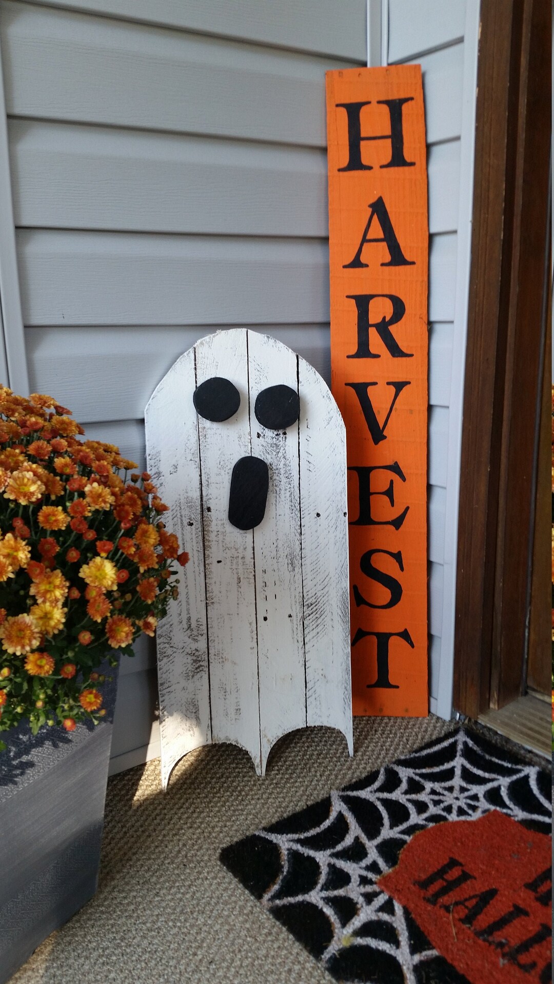 Wooden Pallet Ghosts Wooden Ghosts Hanging Ghosts Fall - Etsy UK