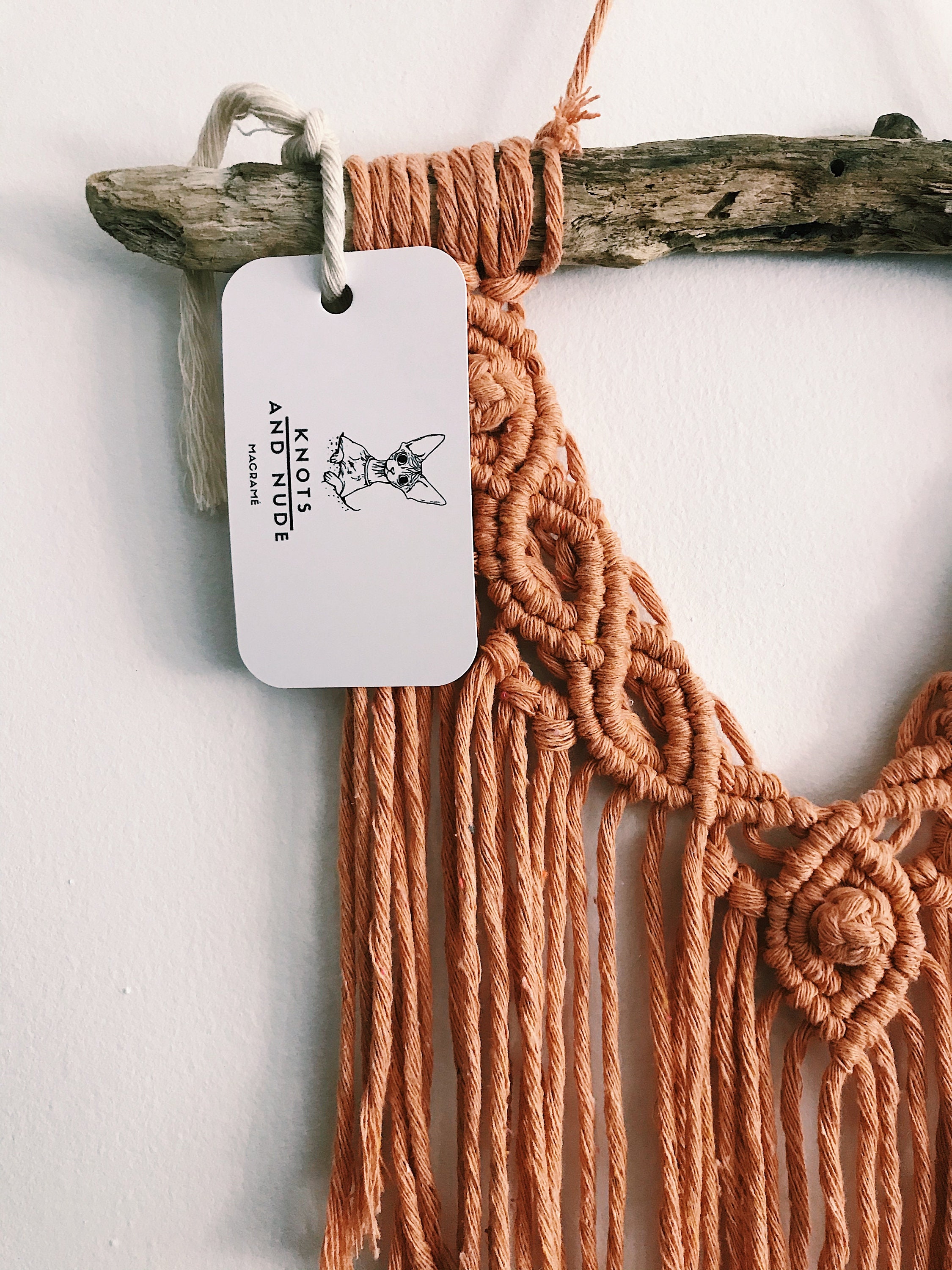 Petit Macramé Mural / Small Macrame Wall Hanging | Etsy