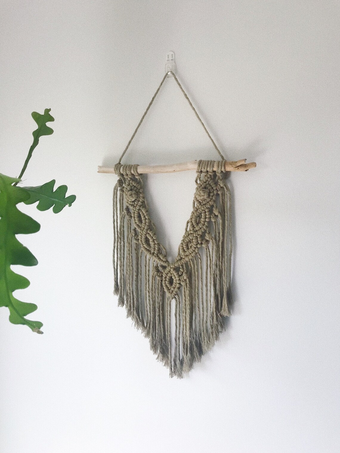 Petit Macramé Mural / Small Macrame Wall Hanging | Etsy