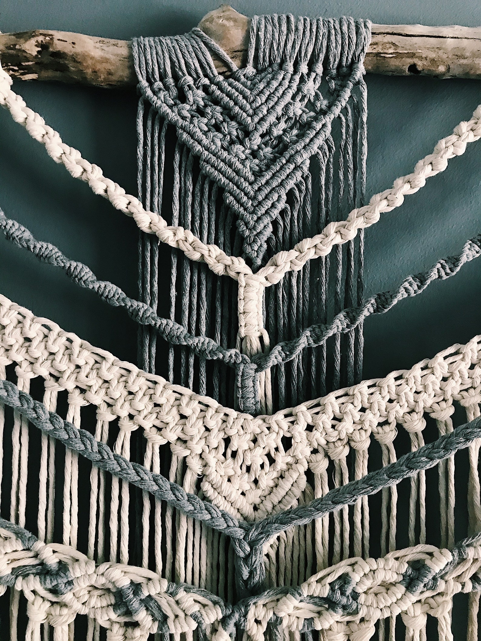 Grand Macramé Mural / Large Macrame Wall Hanging - Etsy Canada