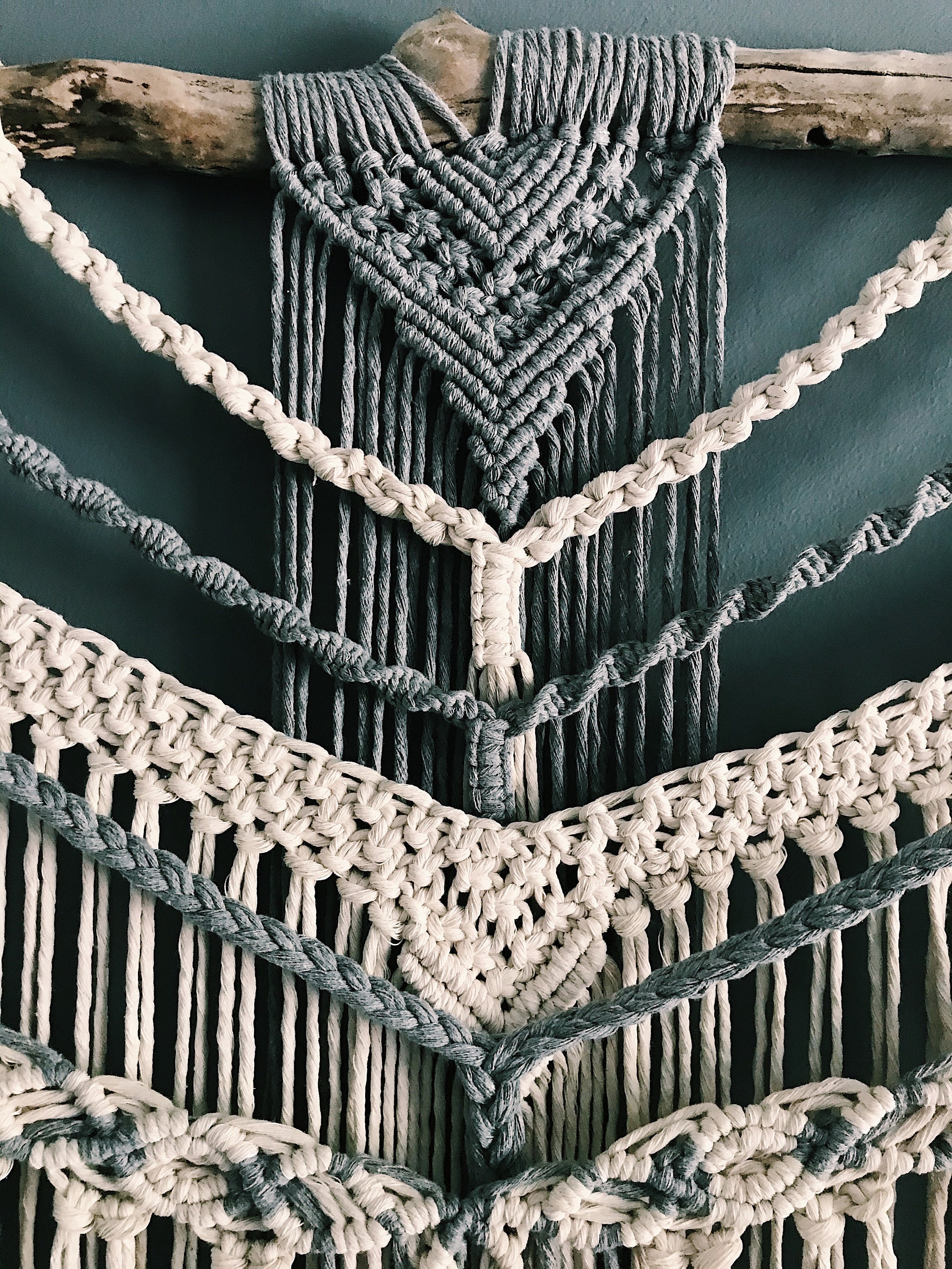 Grand Macramé Mural / Large Macrame Wall Hanging - Etsy Canada