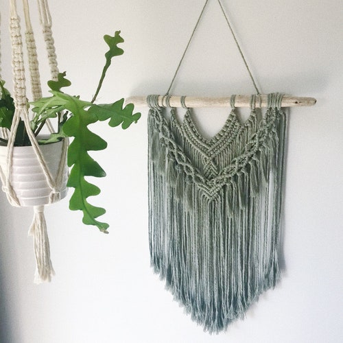 Macrame Rainbow Wall Hanging Wall Decor Hand Dyed Pride LGBTQ - Etsy