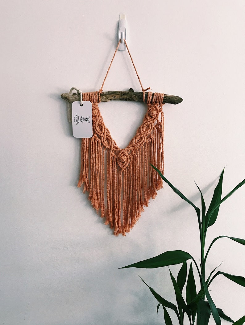 Petit Macramé Mural / Small Macrame Wall Hanging | Etsy