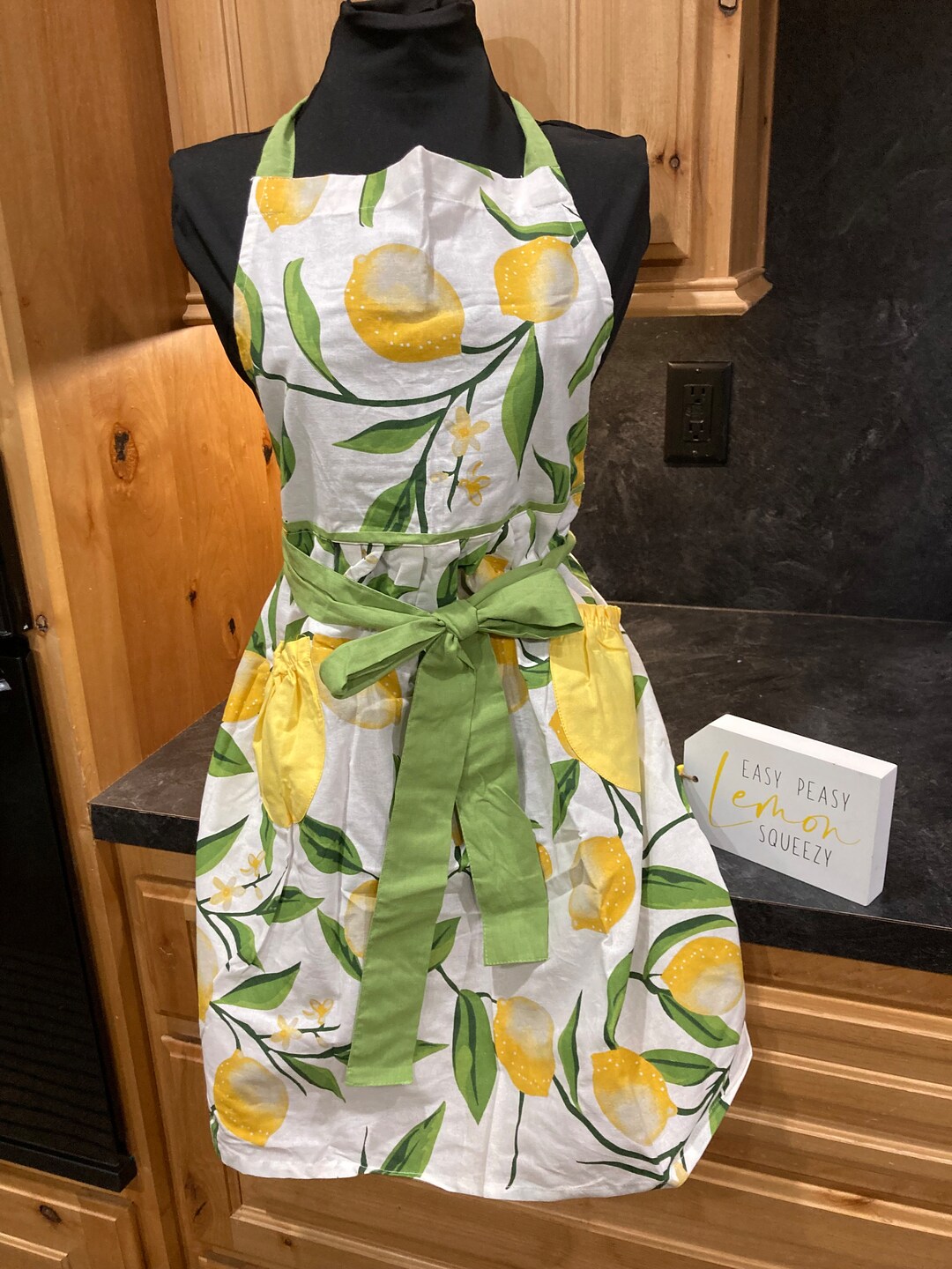 New, Lemon Apron, Lemons, Aprons, Kitchen, Repurposed, A Must Have ...
