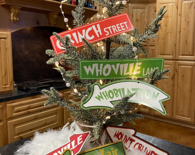 Grinch, Grinchy, Whoville, Christmas, Wall Hanger, Grinch Green, Signs ...
