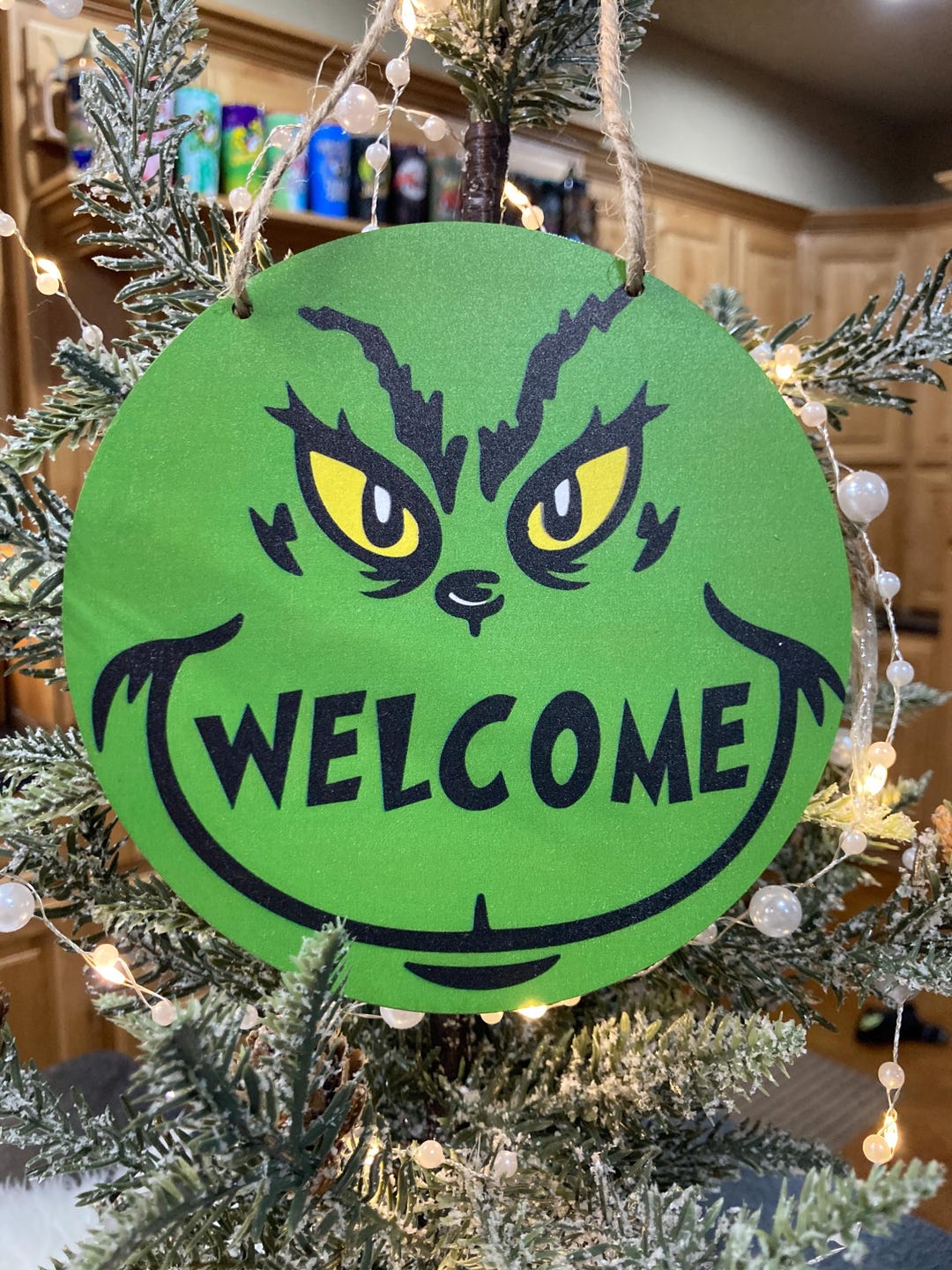 Grinch, Grinchy, Whoville, Christmas, Wall Hanger, Grinch Green, Signs ...