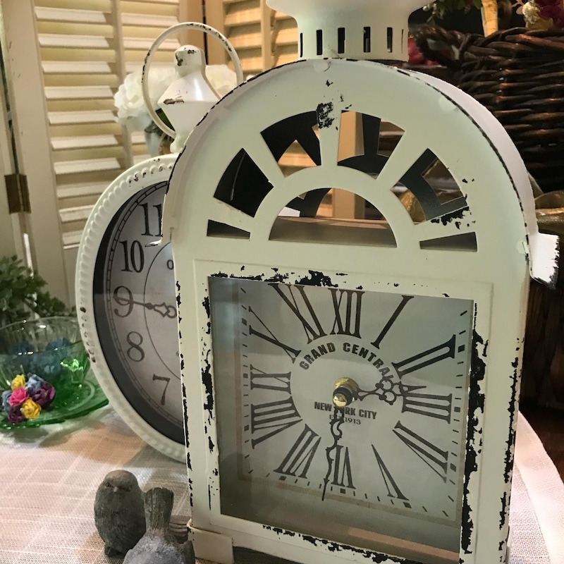 Shabby Chic Clock - Etsy