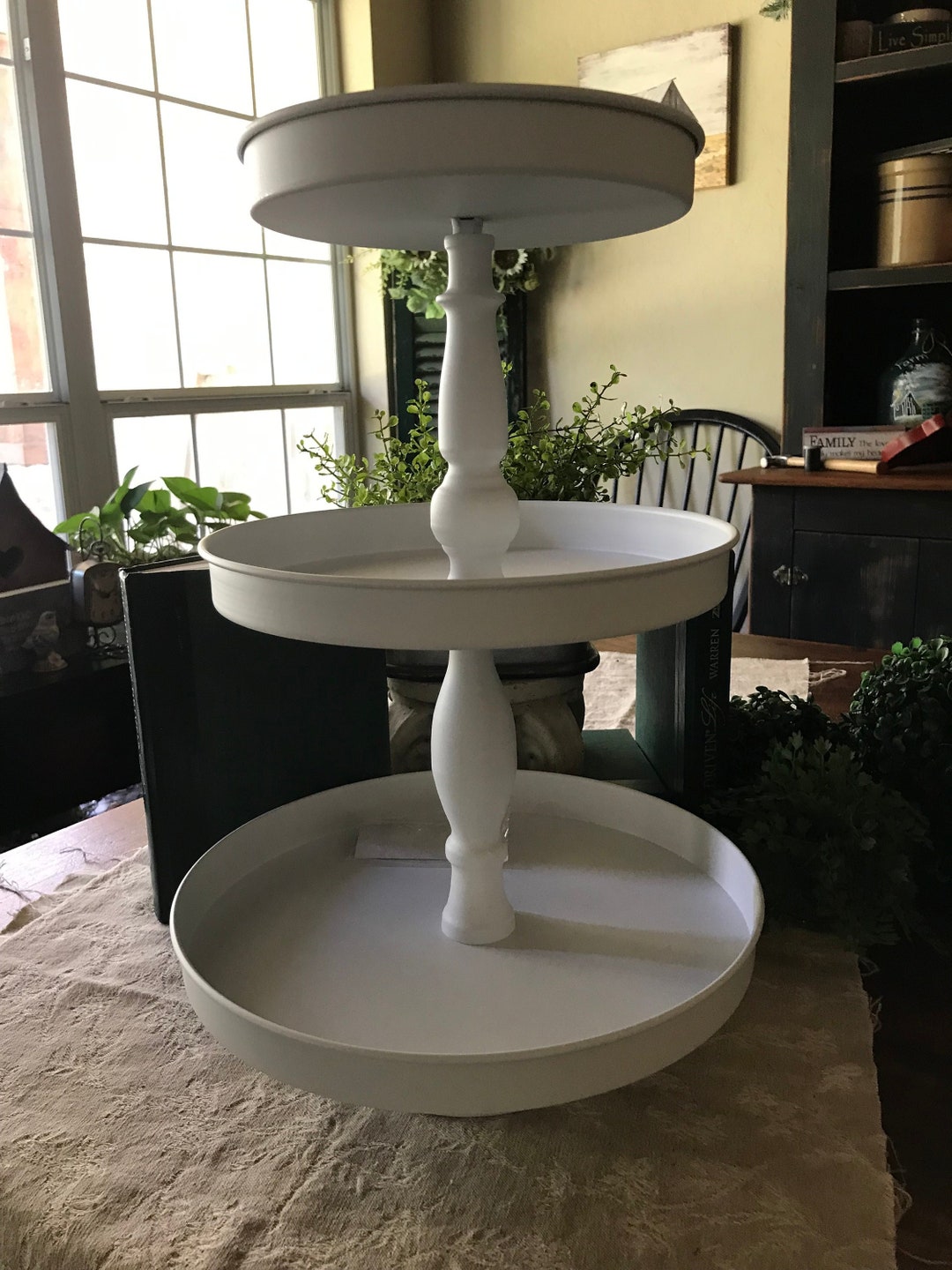 Tier Tray, 3 Levels, White, Nice, Large, 0636 - Etsy