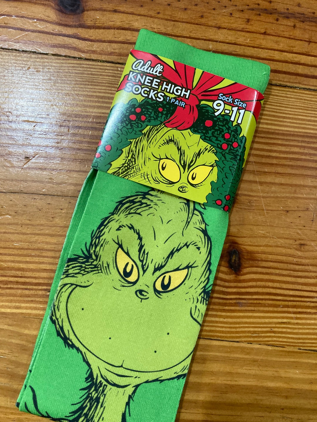 Grinch Grinchmas Adult Socks Christmas Max Suess Secret - Etsy