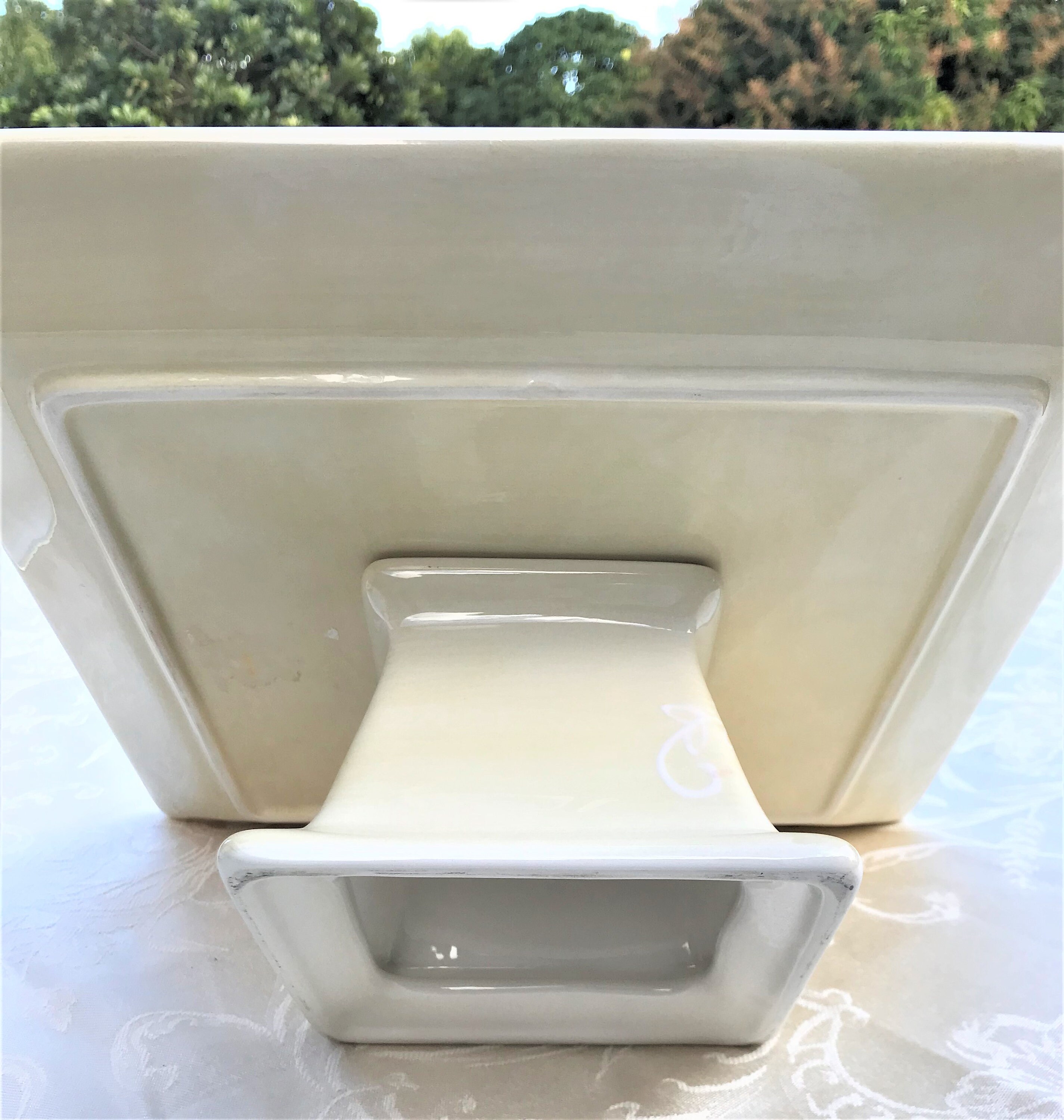 Dario Farrucci Pedestal Cake Stand With Flowers. | Etsy