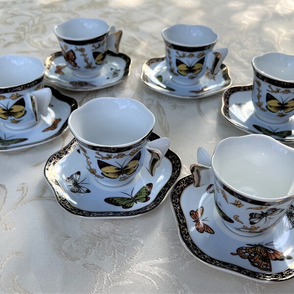 Butterfly Tea Cups - Etsy