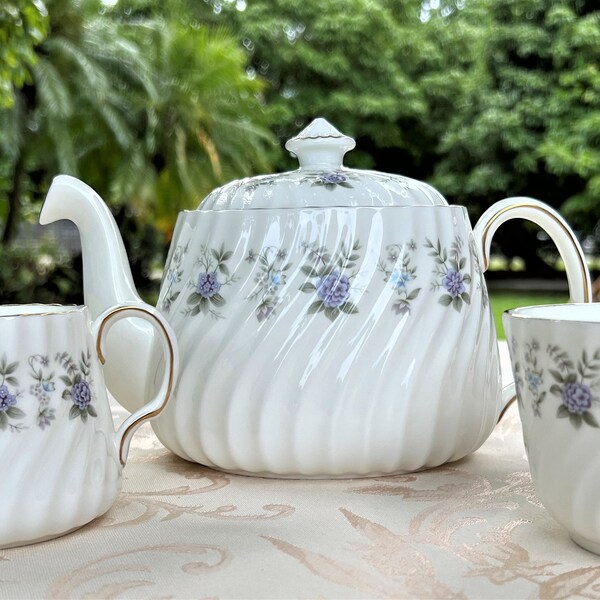 Bone China Teapot - Etsy