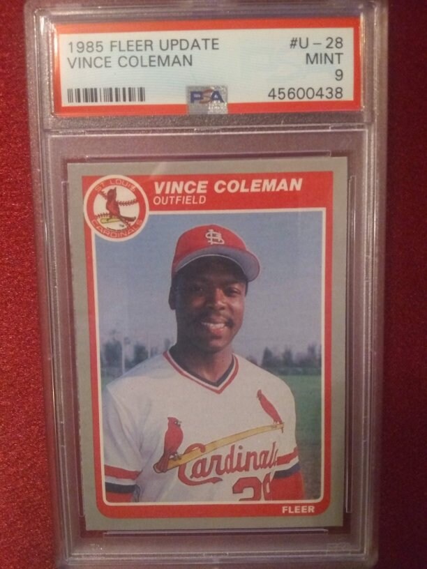 Lou Brock, Rickey Henderson, Maury Wills Vince Coleman AUTOGRAPHED Ball ...