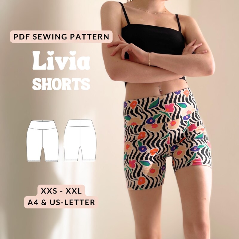 Yoga Shorts Pattern - Etsy