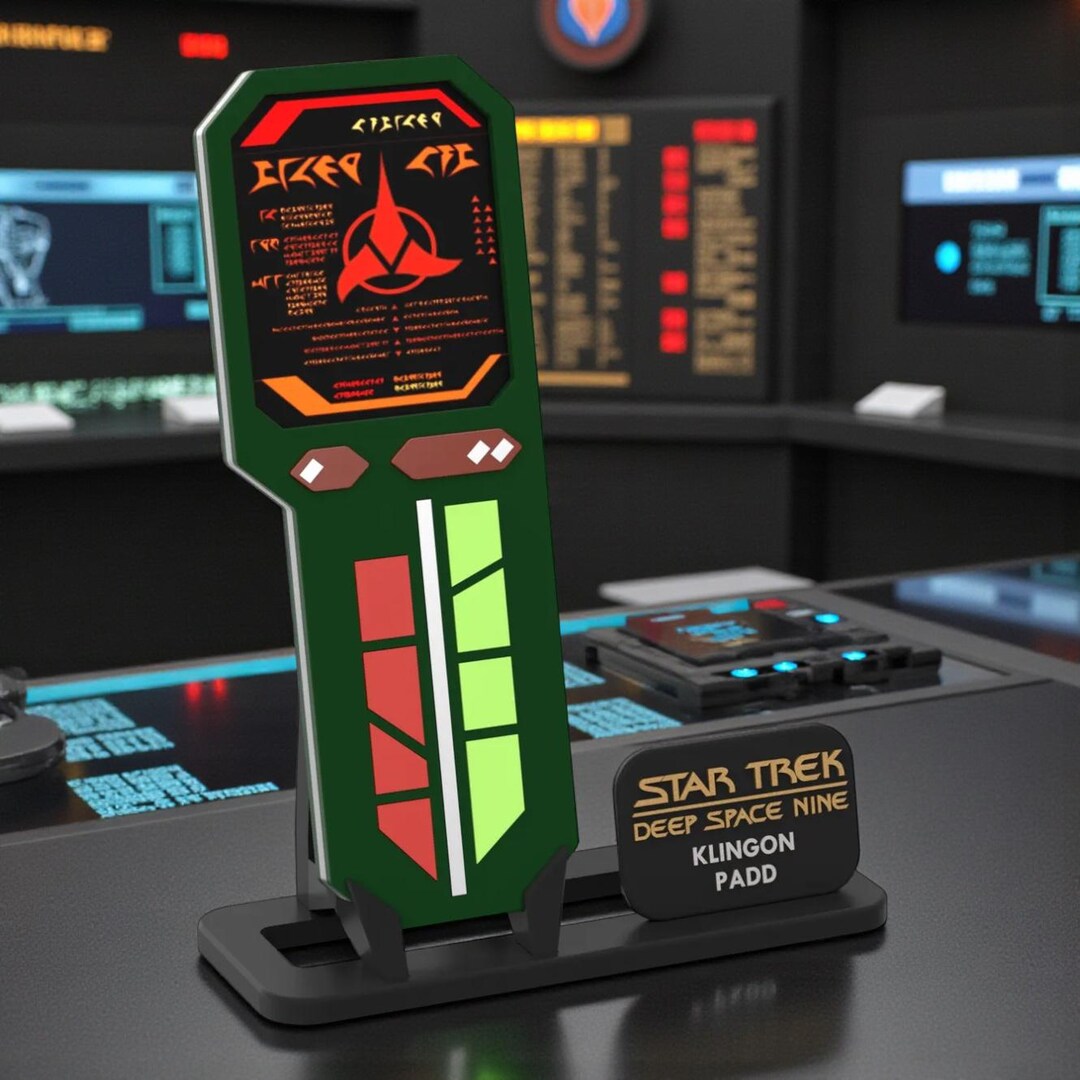Deep Space Nine Klingon PADD Prop: 3D Printed TV Memorabilia Replica - Etsy