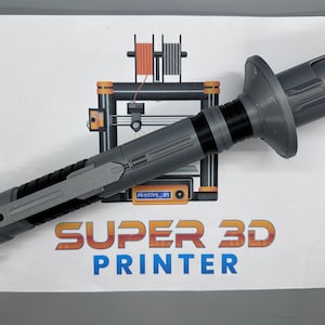 Ezra Bridgers 3rd Lightsaber No Paint Required 3D Printed Rebels Sabine Ahsoka Lightsaber ...