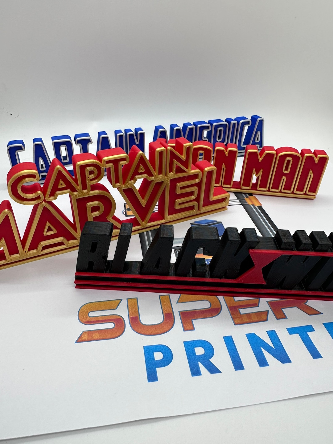 Movie Nameplates | 3D Printed - Etsy